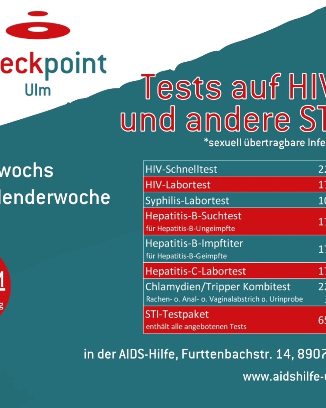 Checkpoint | AIDS-Hilfe Ulm/ Neu-Ulm/ Alb-Donau e.V.